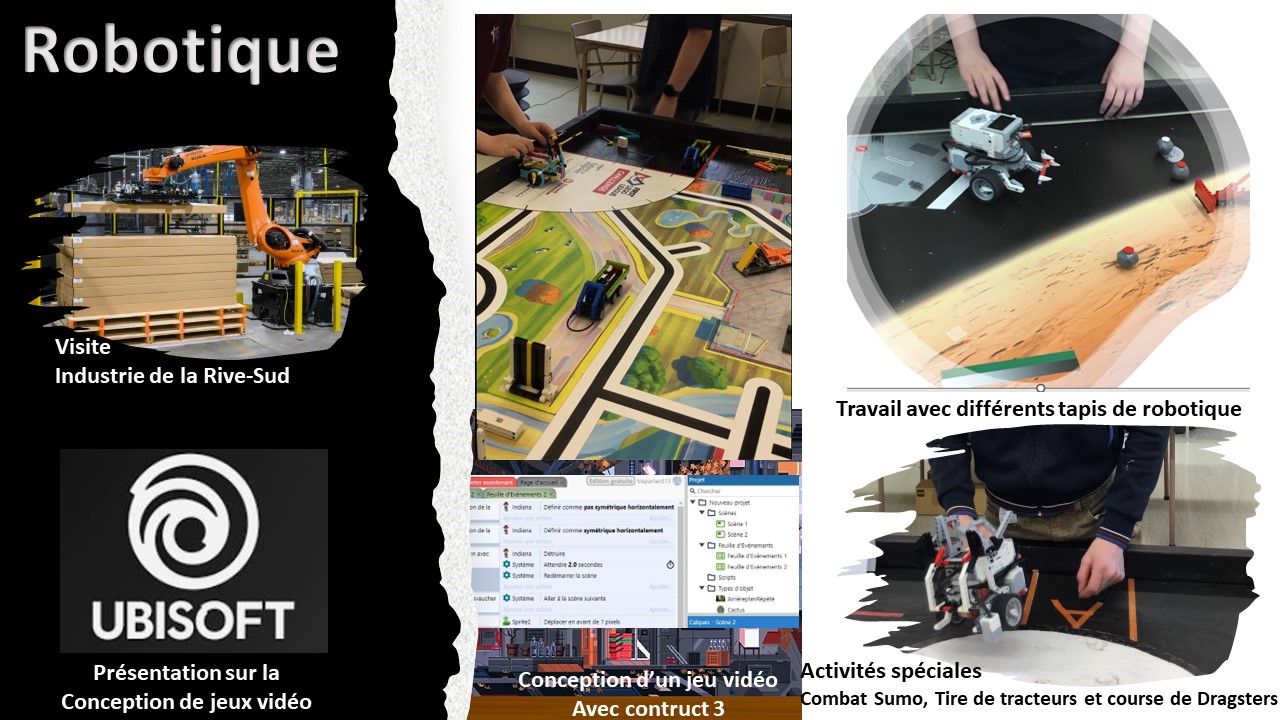Profil Informatique et robotique - École secondaire Pamphile‑Le May