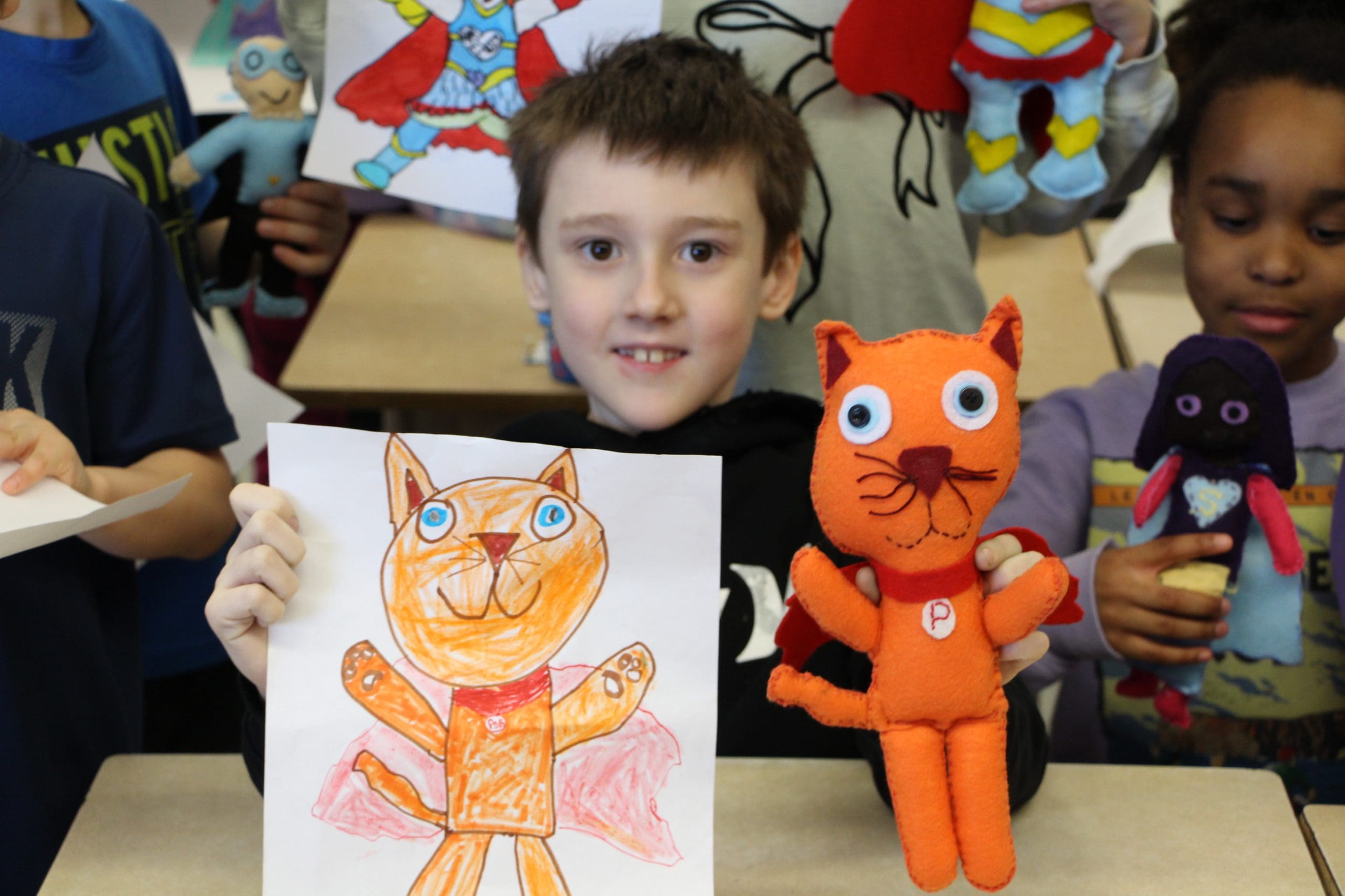 Créer des superhéros : un projet commun entre Plein-Soleil et l'ESLE - CSSDN