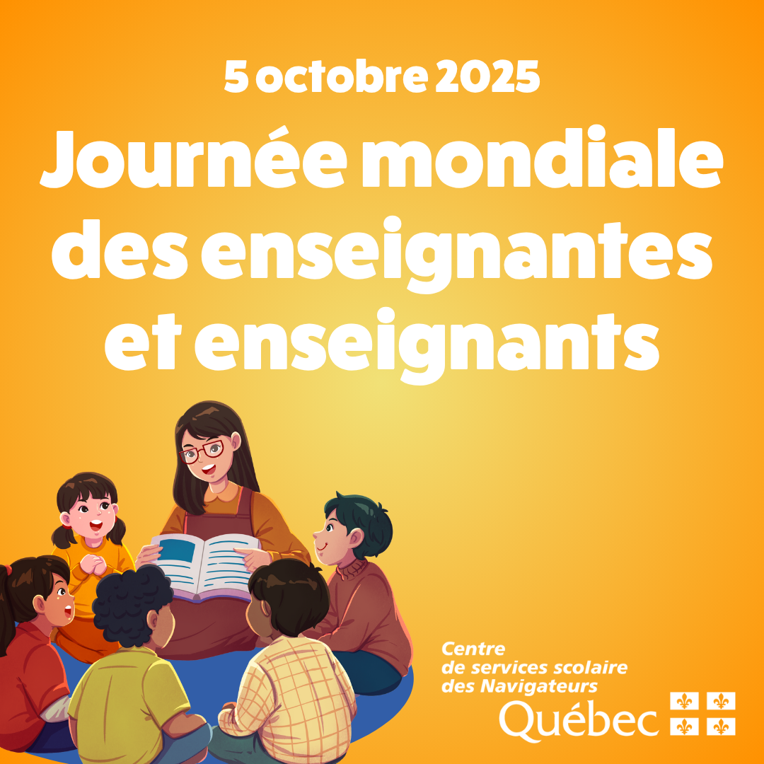 Journée mondiale des enseignant(e)s - 5 octobre 2025 - CSSDN